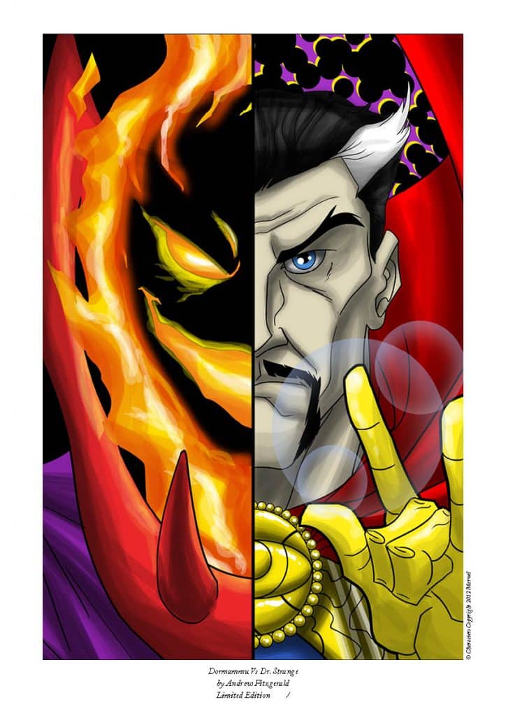 Dormammu Vs Dr Strange – Andrew Fitzgerald – COMICS2MOVIES