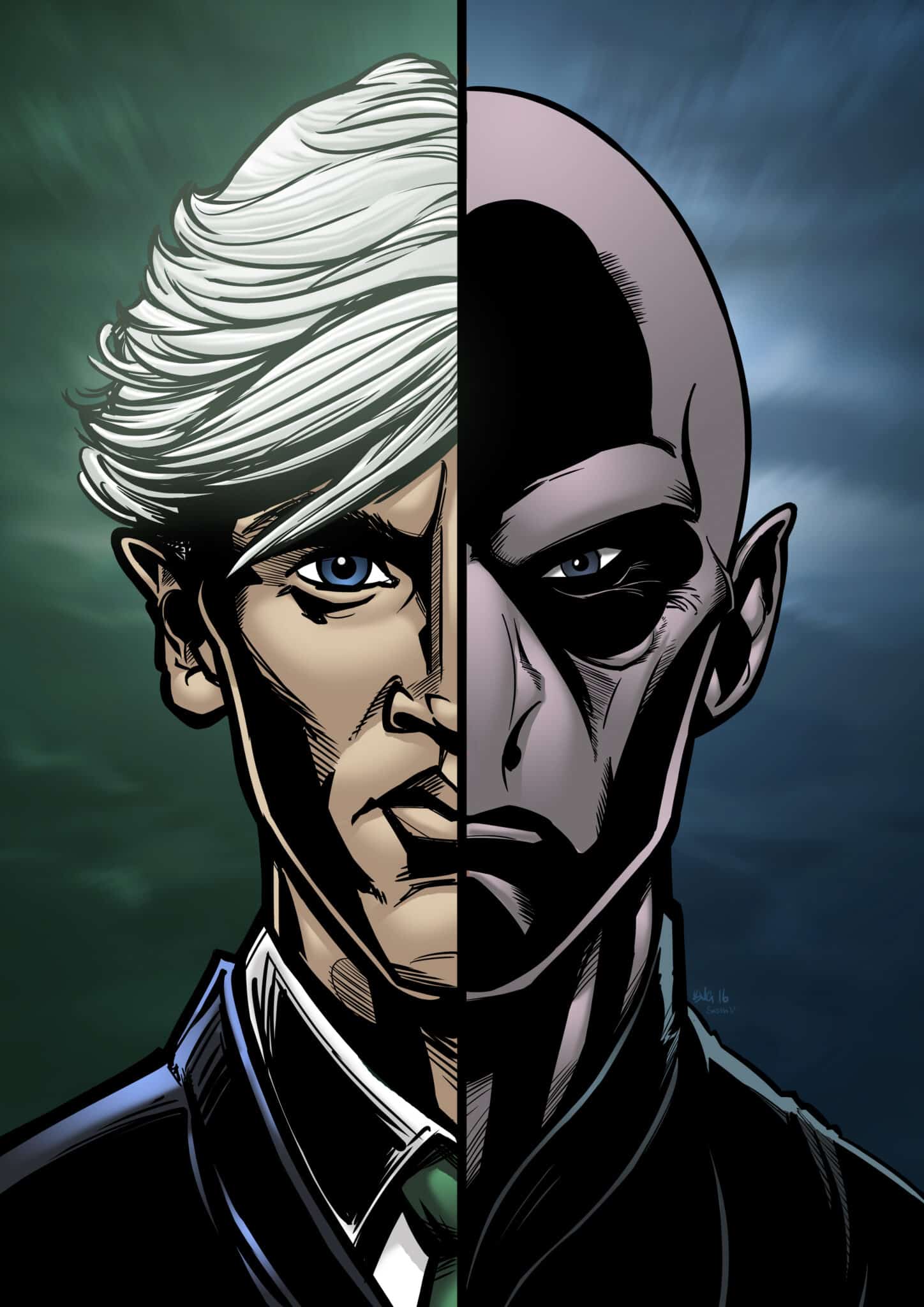 Draco Malfoy Vs Voldemort – Brad Van Geest – COMICS2MOVIES